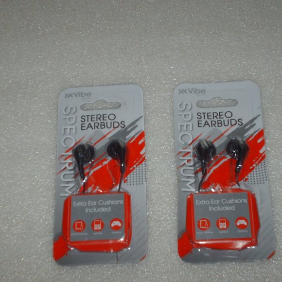 Spectrum Vibe | Headphones | 2 Pairs Of Vibe Spectrum Stereo Earbuds ...